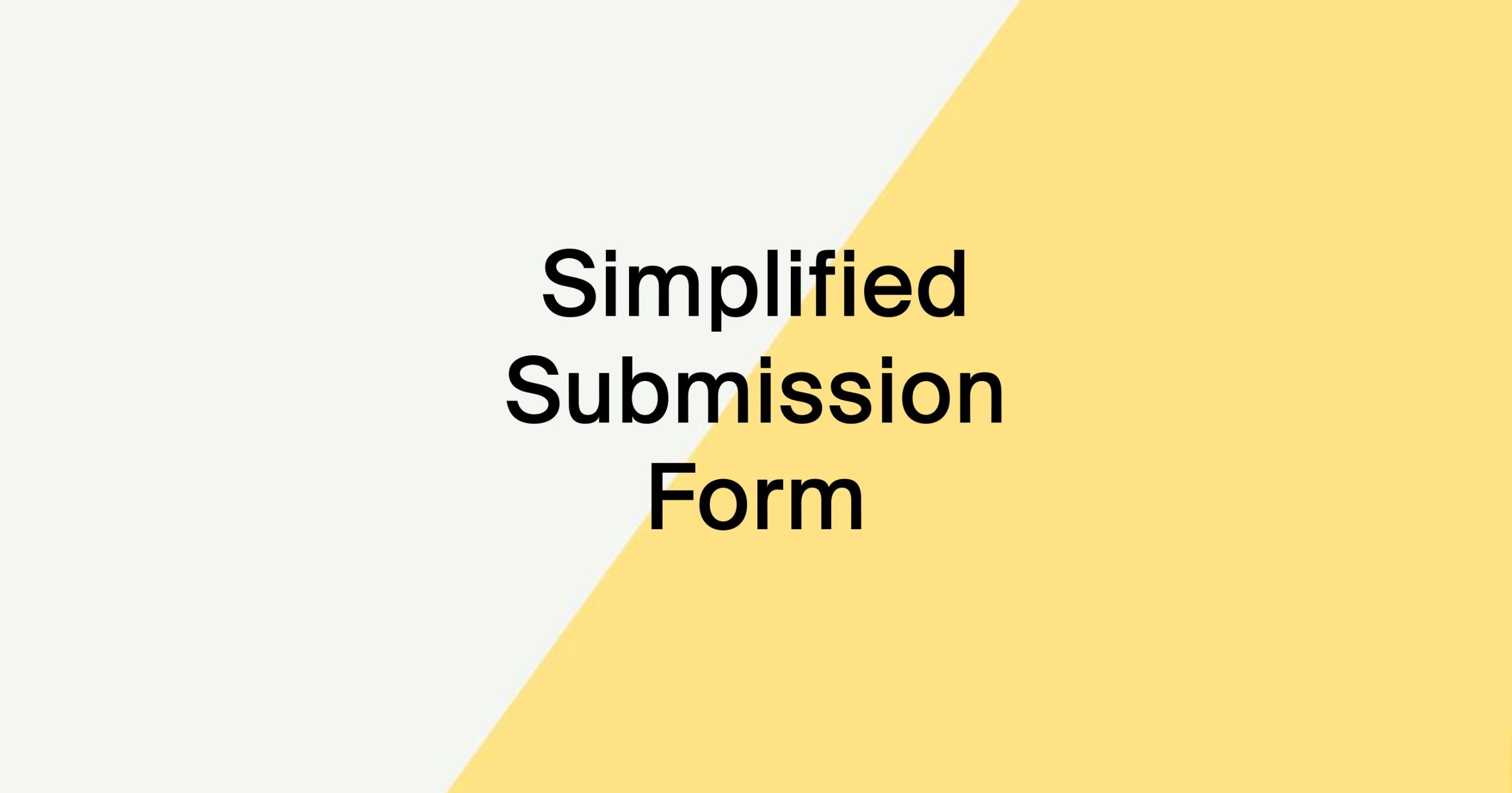 Simplified Submission Form | Preprints.org